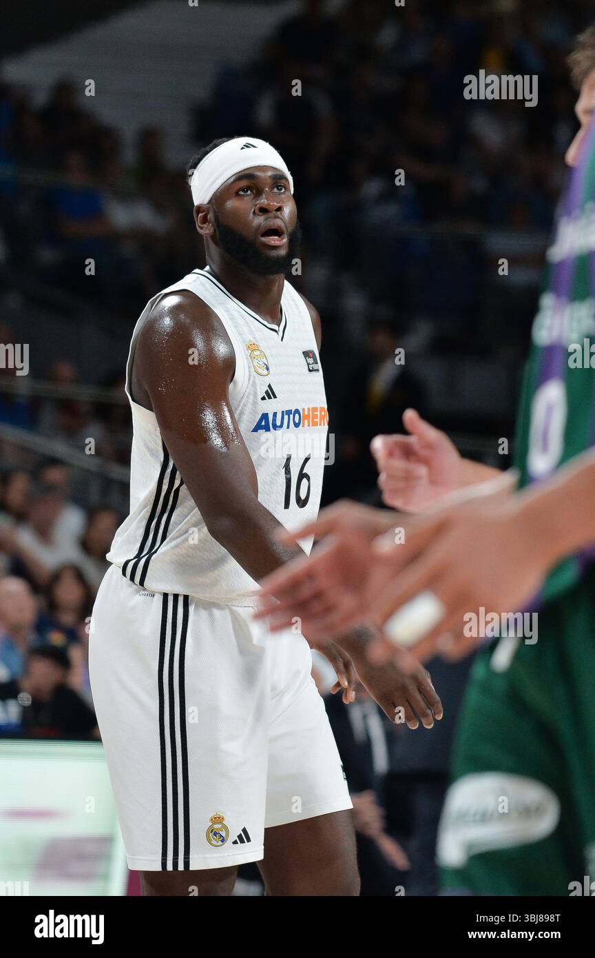 Madrid, Spain. 14th Jan, 2012. Usman Garuba of Real Madrid is seen in ...