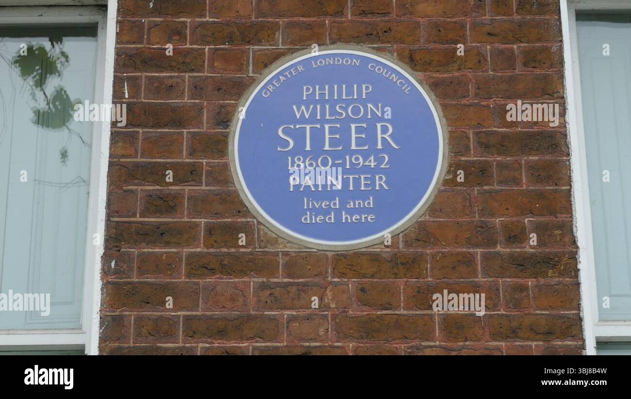 London, England 31st May 2025 Painter Philip Wilson Steer Former Home ...