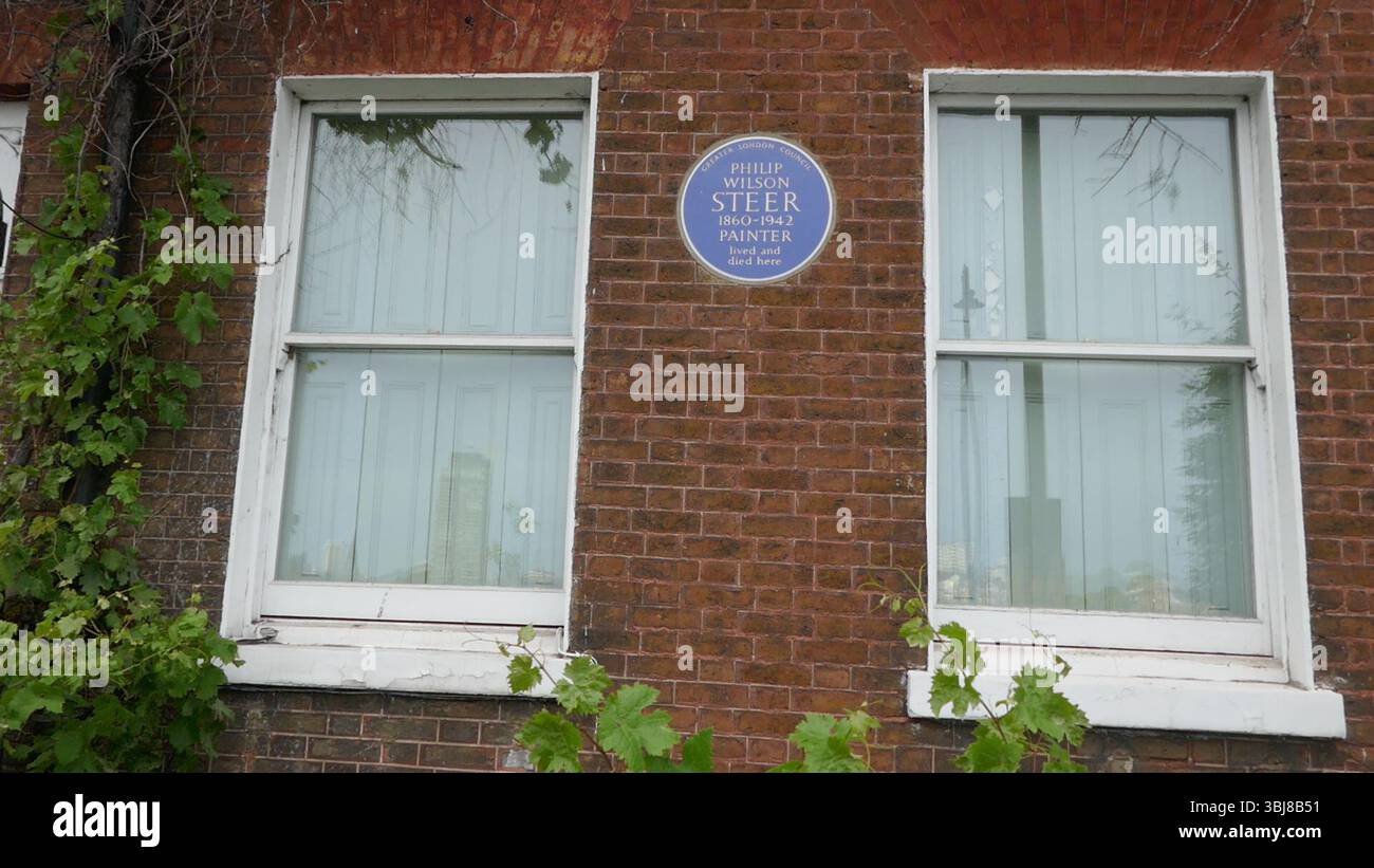 London, England 31st May 2025 Painter Philip Wilson Steer Former Home ...