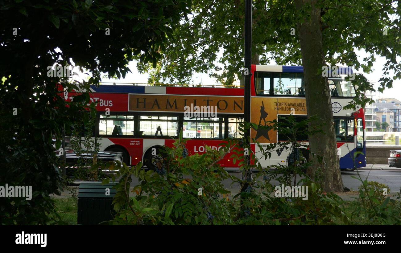 London, England 31st May 2025 Hamilton Bus on Cheyne Walk on May 31 ...