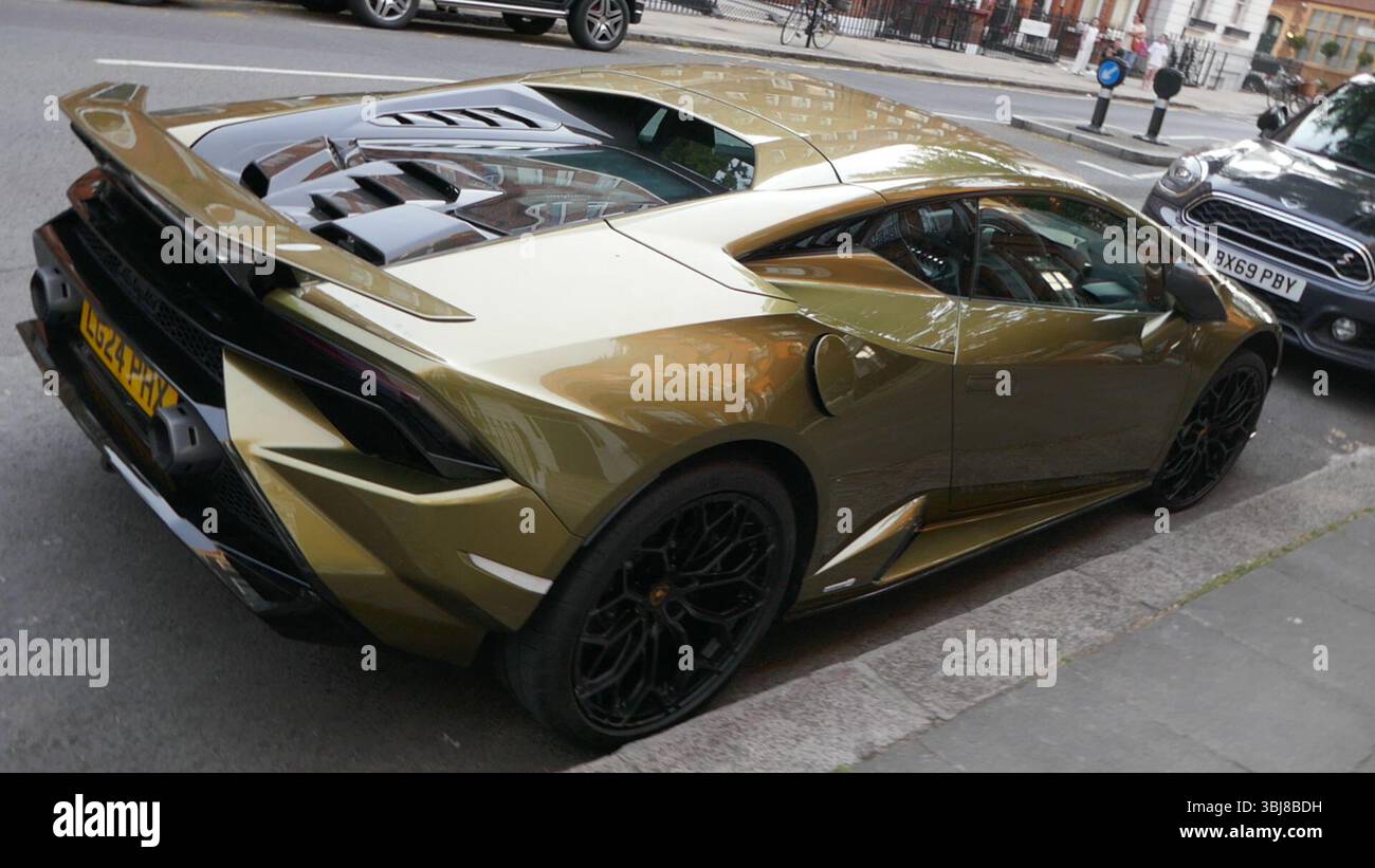 London, England 31st May 2025 Lamborghini at Singer/Songwriter Bob ...