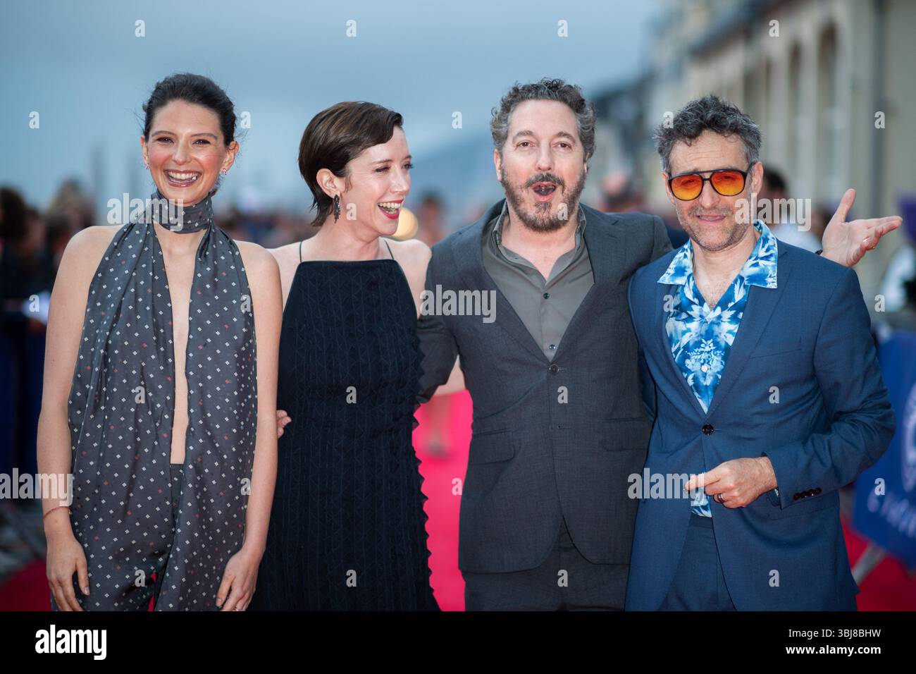 Cabourg, France. 13th June, 2025. Josephine Japy, Sara Giraudeau ...