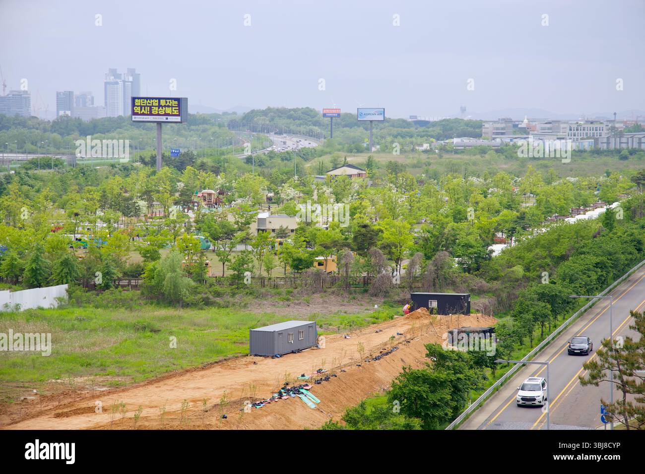 Incheon, South Korea - May 19th 2025: Overlooking the Dream Park ...