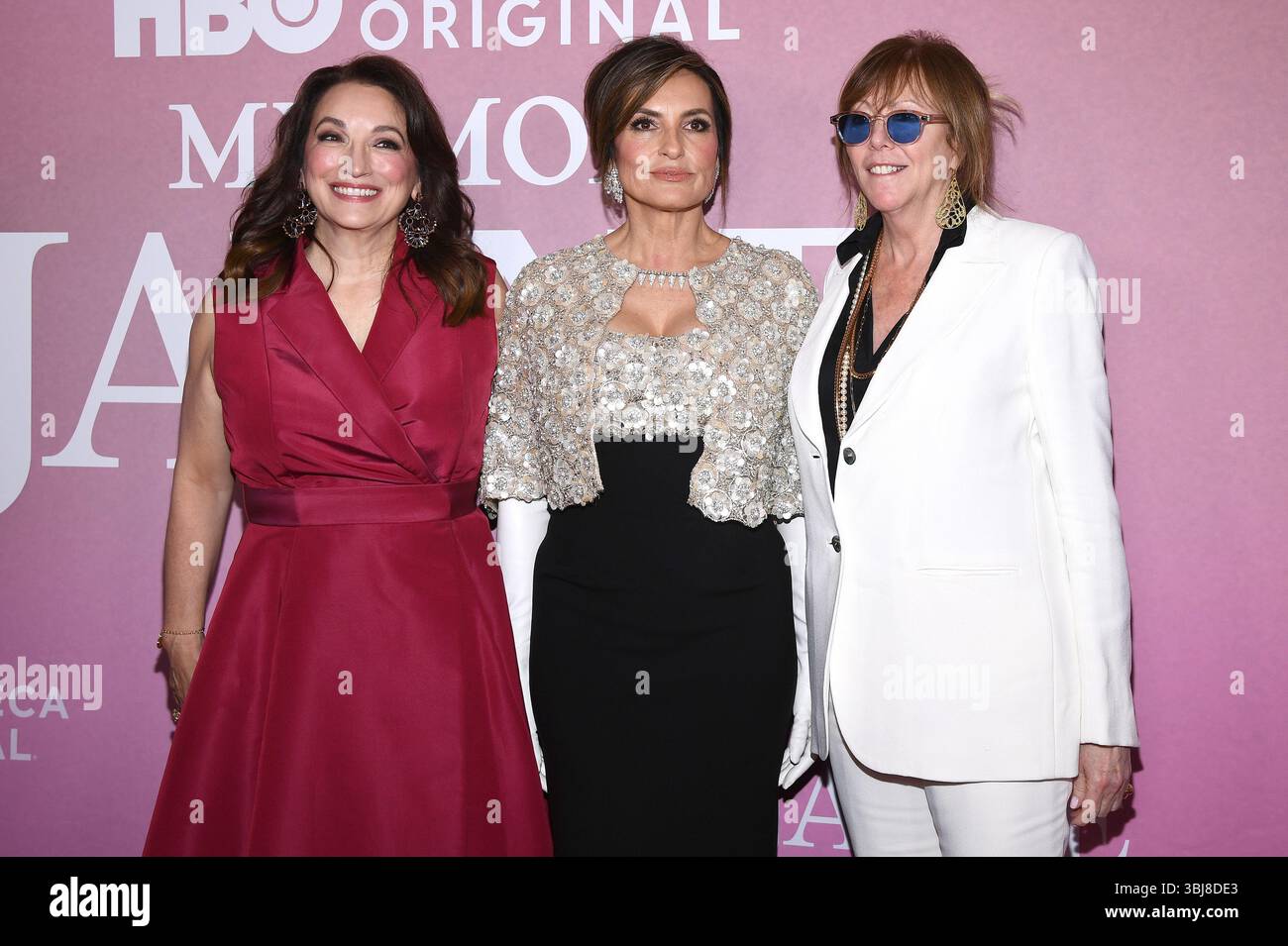 New York, USA. 13th June, 2025. (L-R) Trish Adlesic, Mariska Hargitay ...