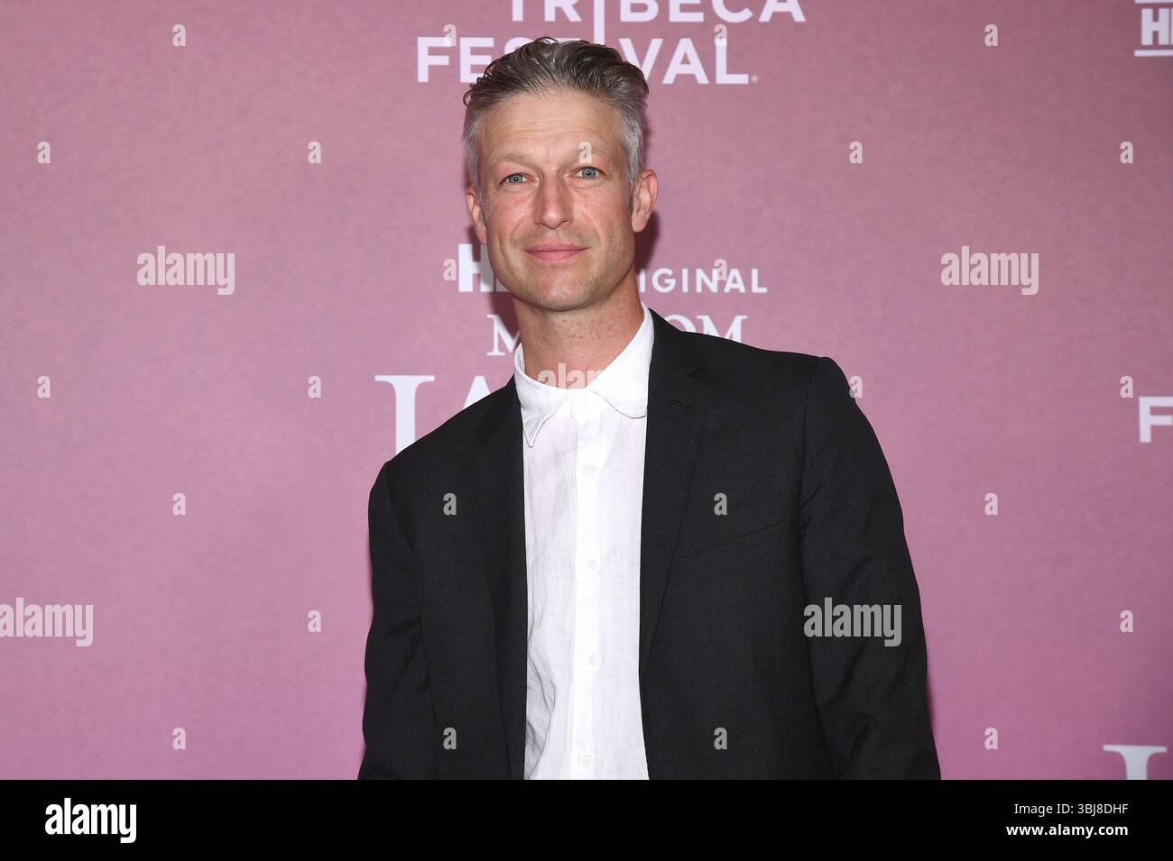 New York, USA. 13th June, 2025. Peter Scanavino attends the 'My Mom ...