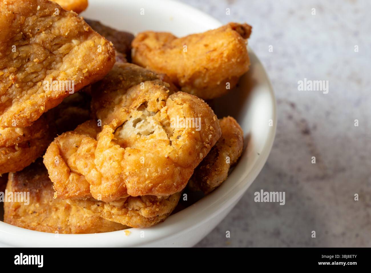 Hungarian pork cracklings Stock Photo - Alamy