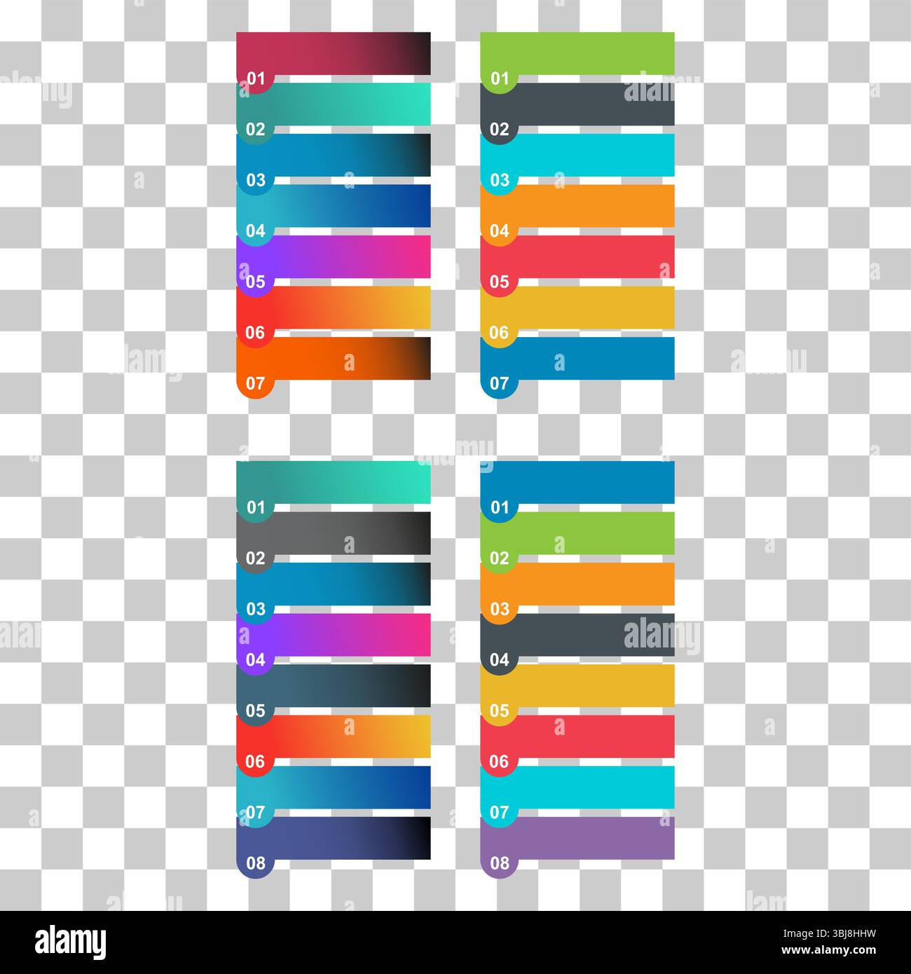 Set of infographic vertical diagram, business information design, chart ...
