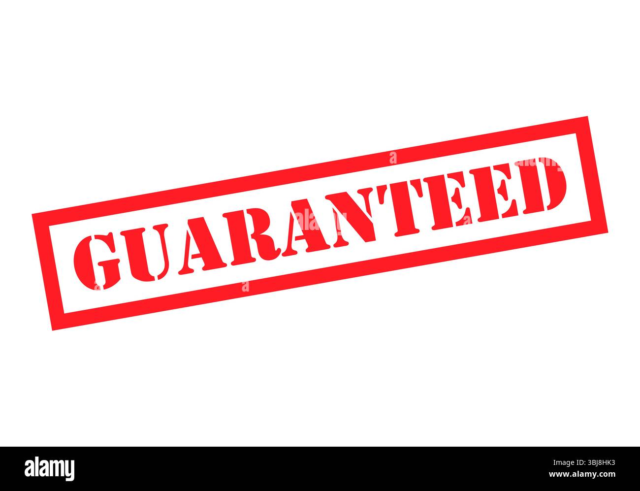 Guaranteed stamp symbol, label sticker sign button, text banner vector ...