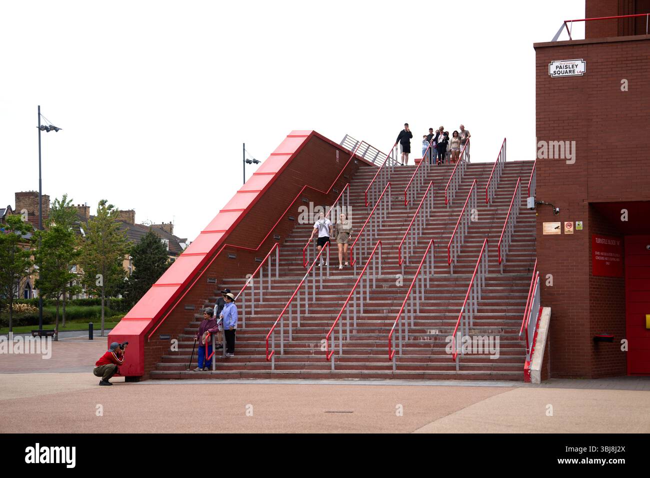 Anfield Stadium.Liverpool UK. Home of Liverpool FC. Outside Anfield ...