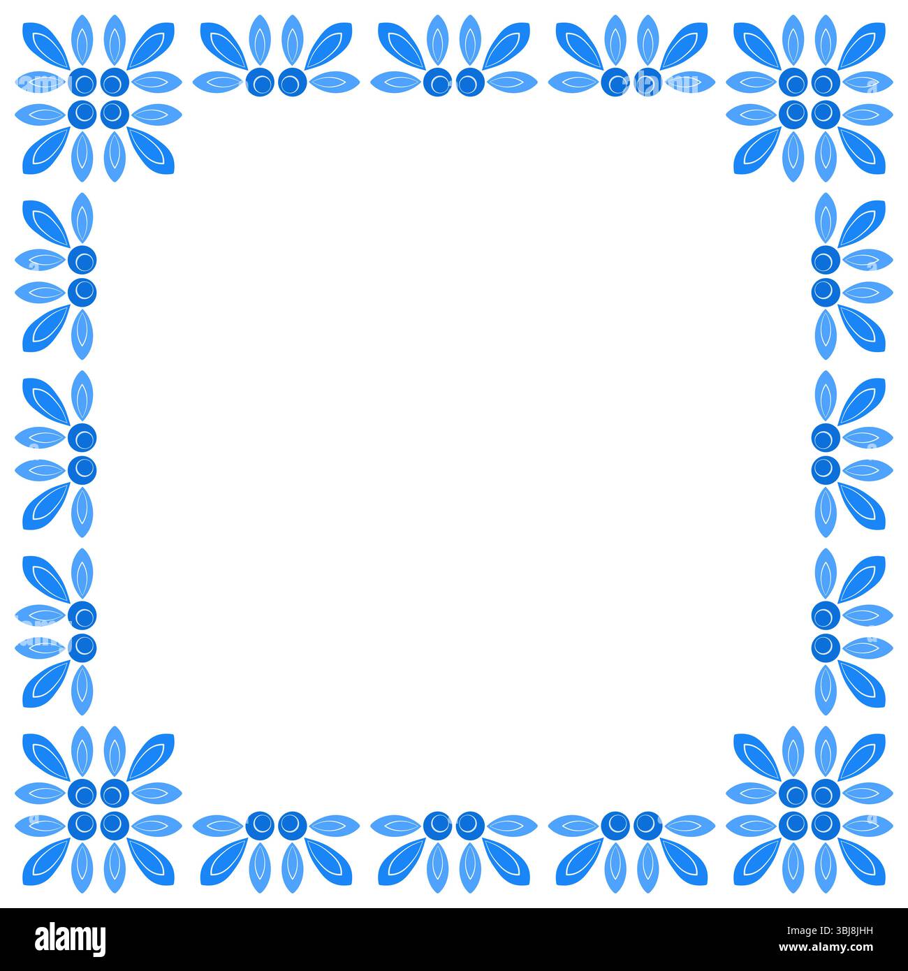 Square frame in ceramic Stock Vector Images - Alamy