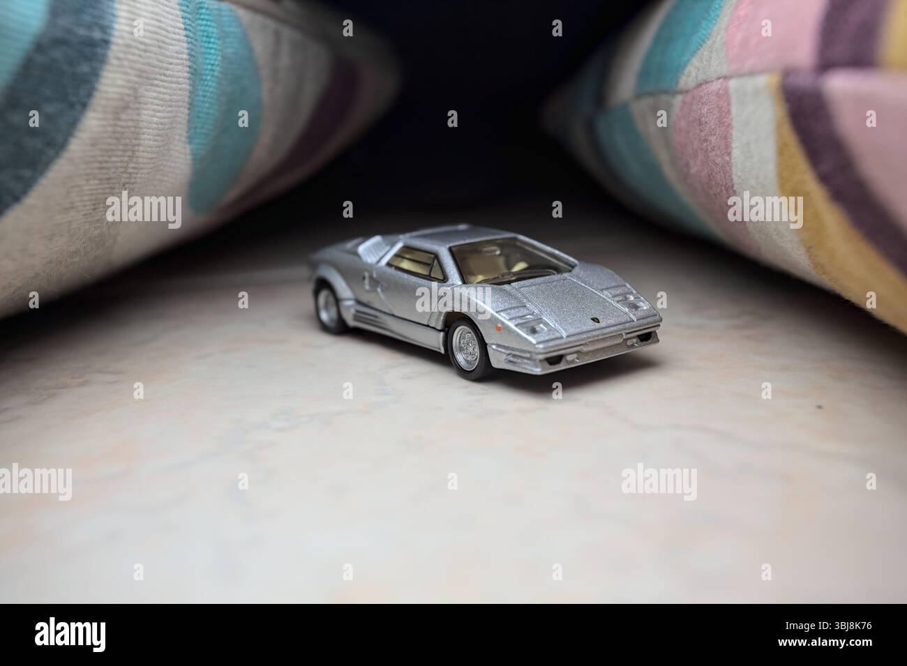 Mantova, Italy - 3RD JUNE 2025 - Takara Tomi replica of a grey ...