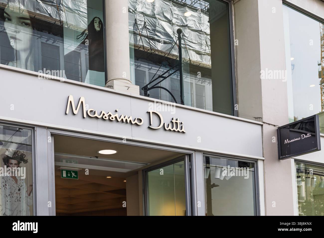 Massimo Dutti Storefront With Elegant Signage. London, UK, 14 April ...