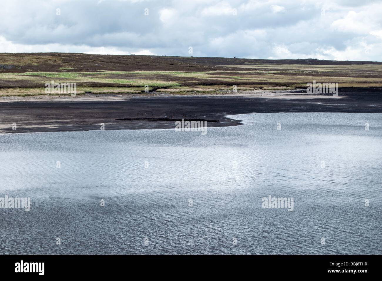 Dragonboat remains exposed at Warland Reservoir, a relic from WWII ...