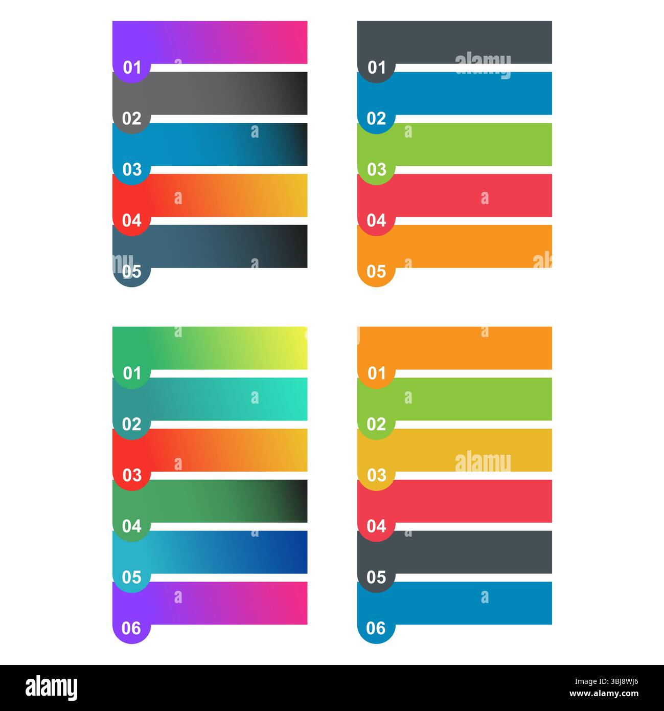 Set of infographic vertical diagram, business information design, chart ...