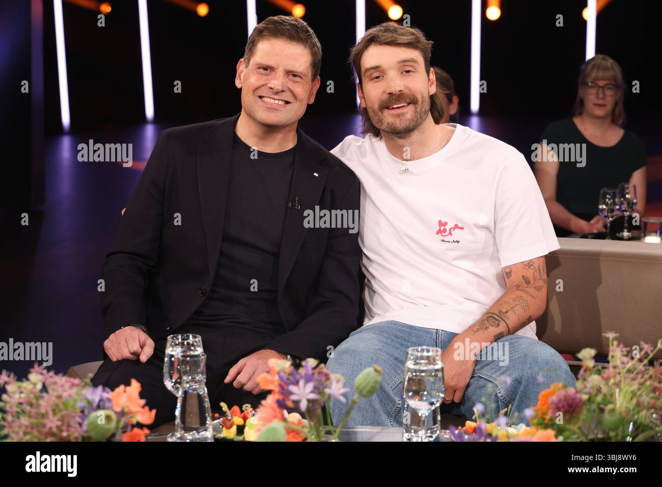 Jan Ullrich und Rick Zabel, Sportler und Podcaster Ulle und Rick, zu ...
