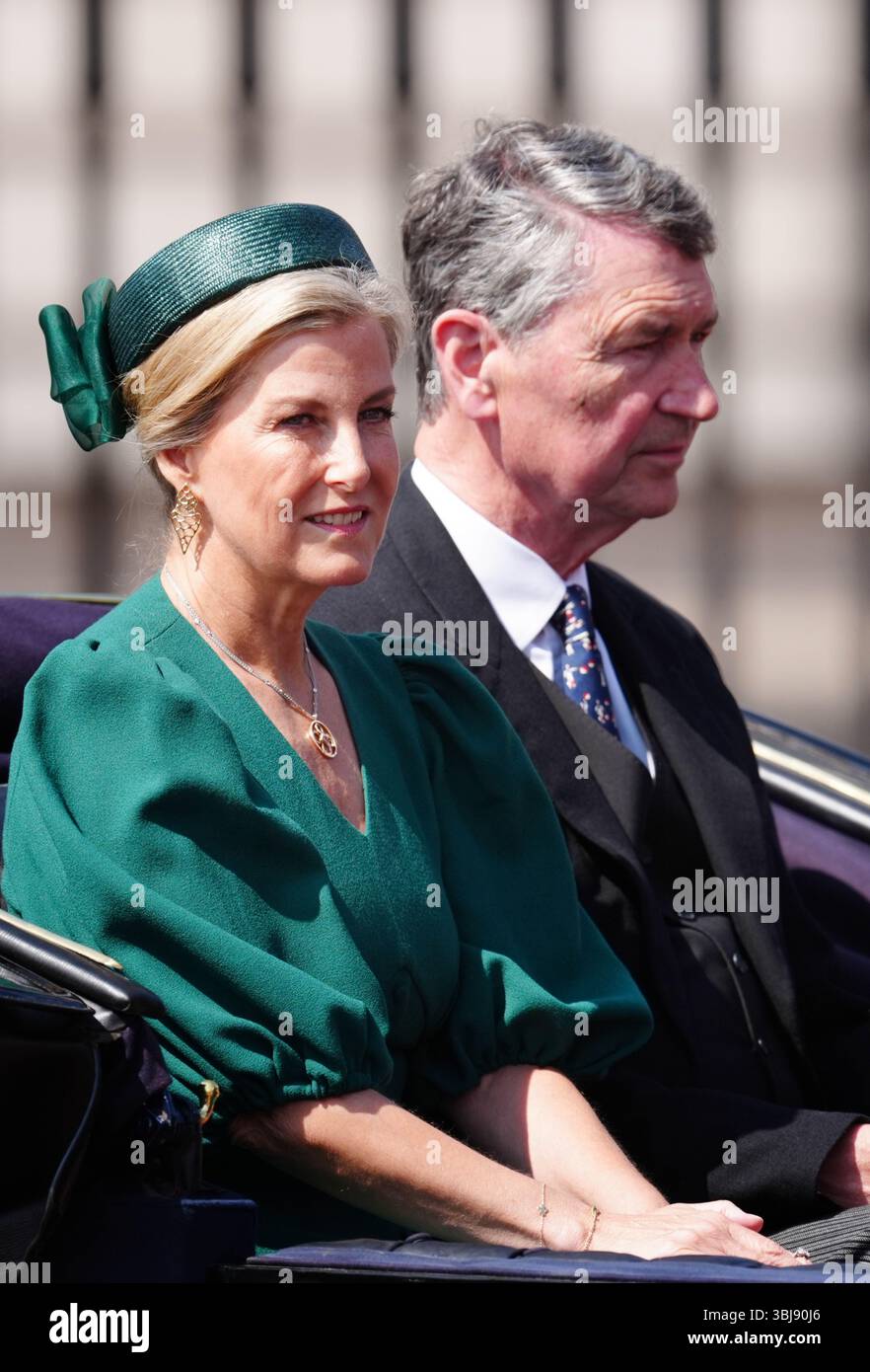 The Duchess of Edinburgh and Vice Admiral Sir Tim Laurence leave ...