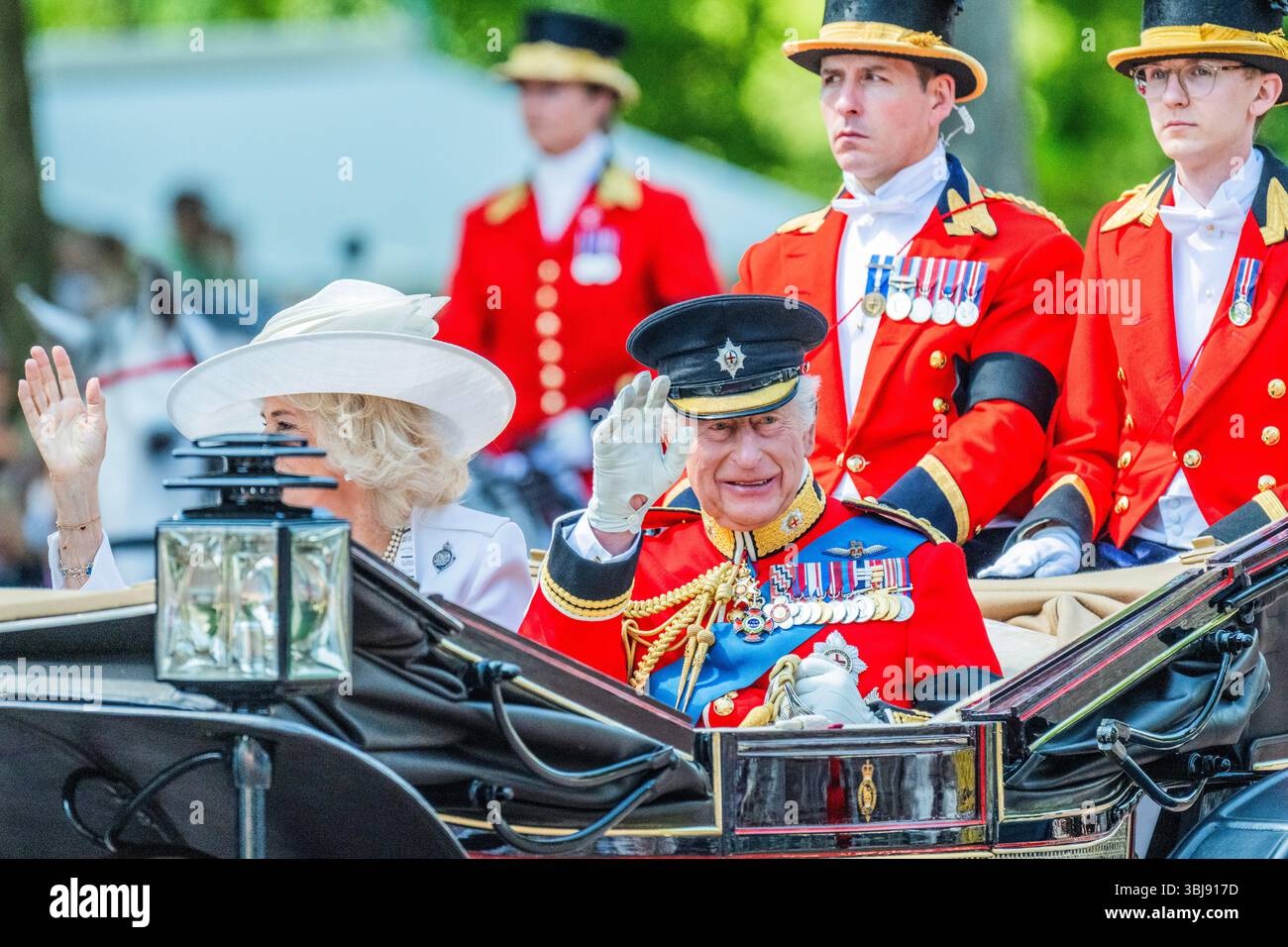 London, UK. 14th June, 2025. King Charles III and Queen Camilla - The ...