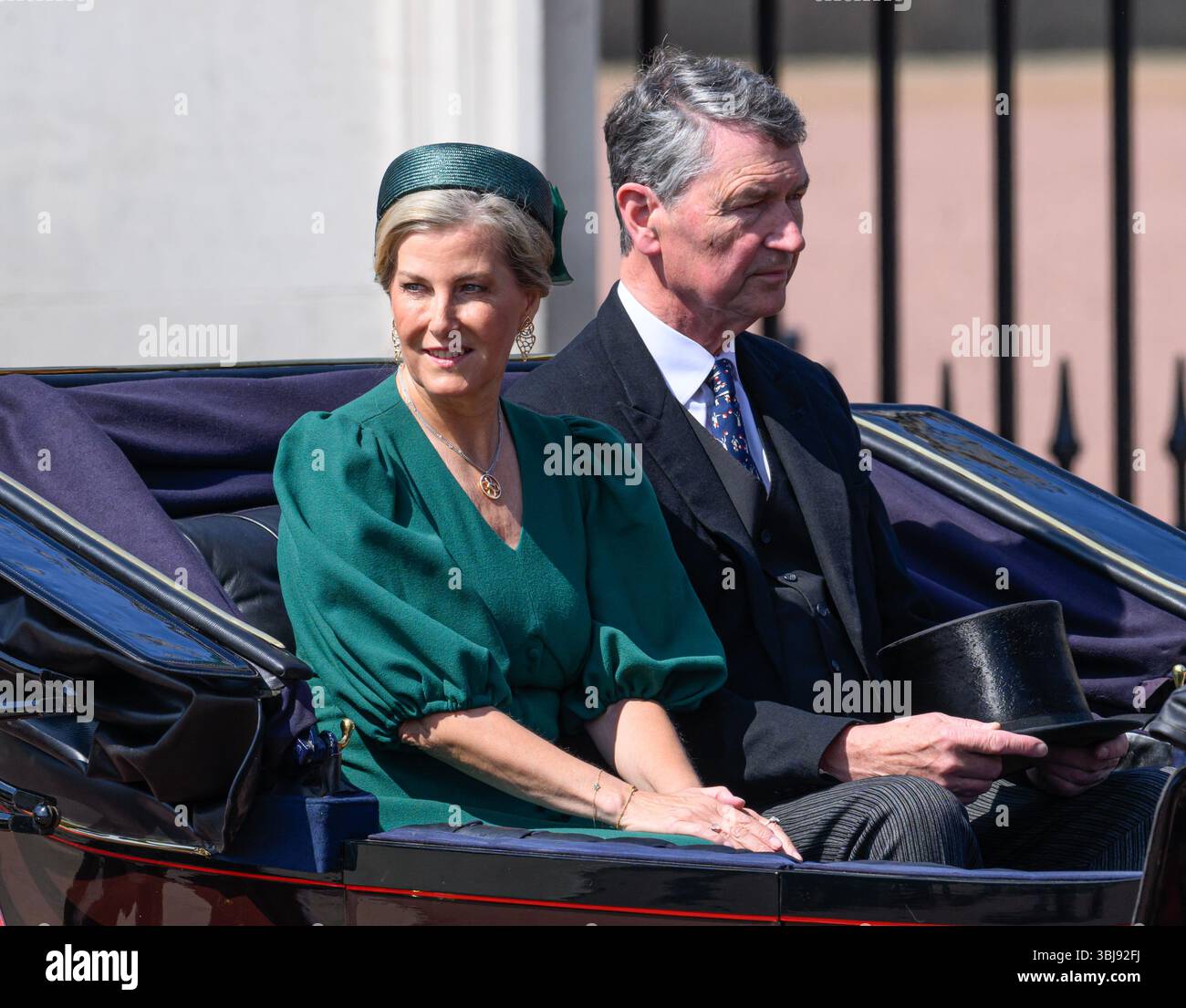 London, UK. June 14th, 2025. Sophie Duchess of Edinburgh and Timothy ...