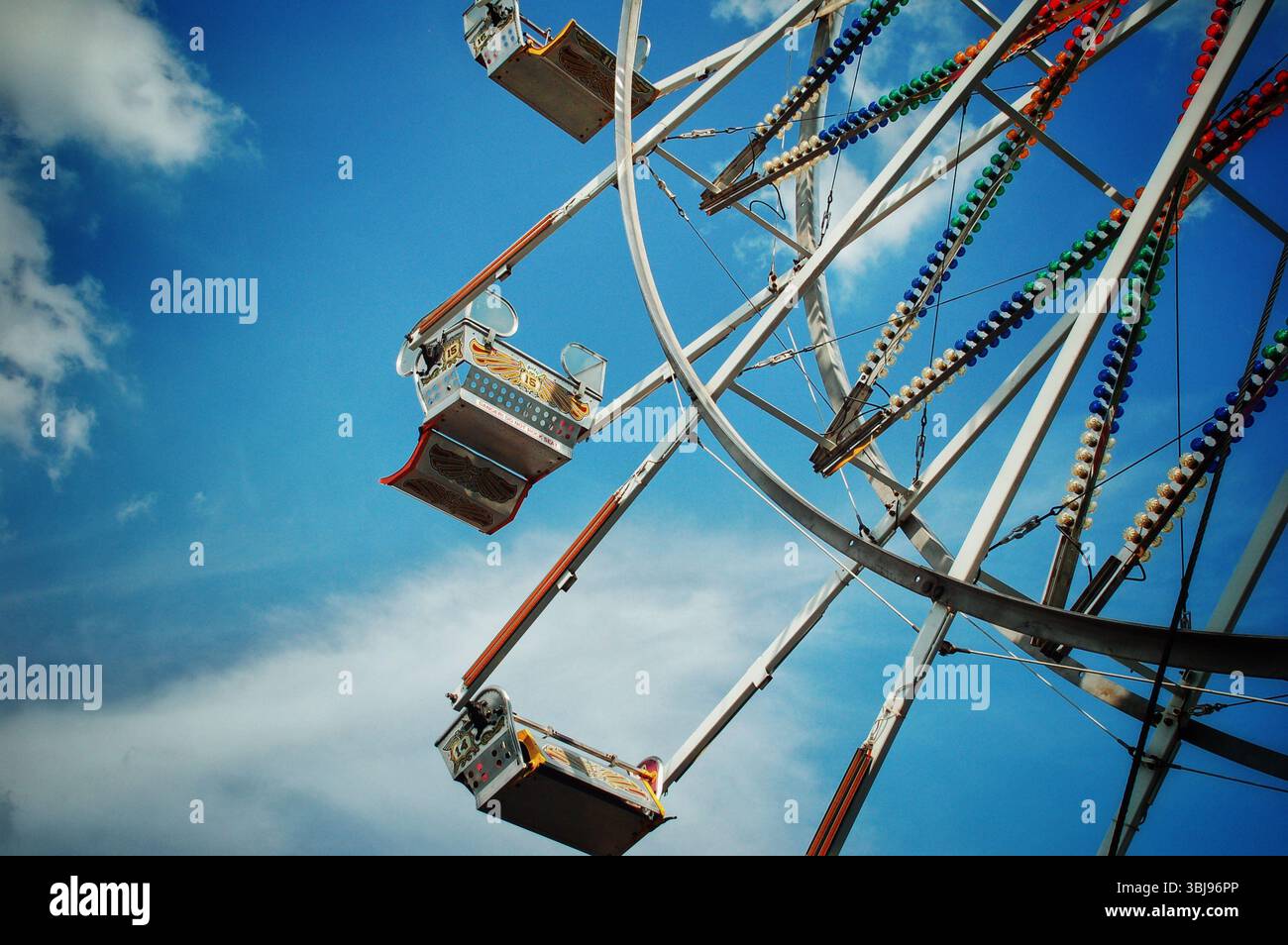 Ferris wheel Ride at a carnival Stock Photo - Alamy