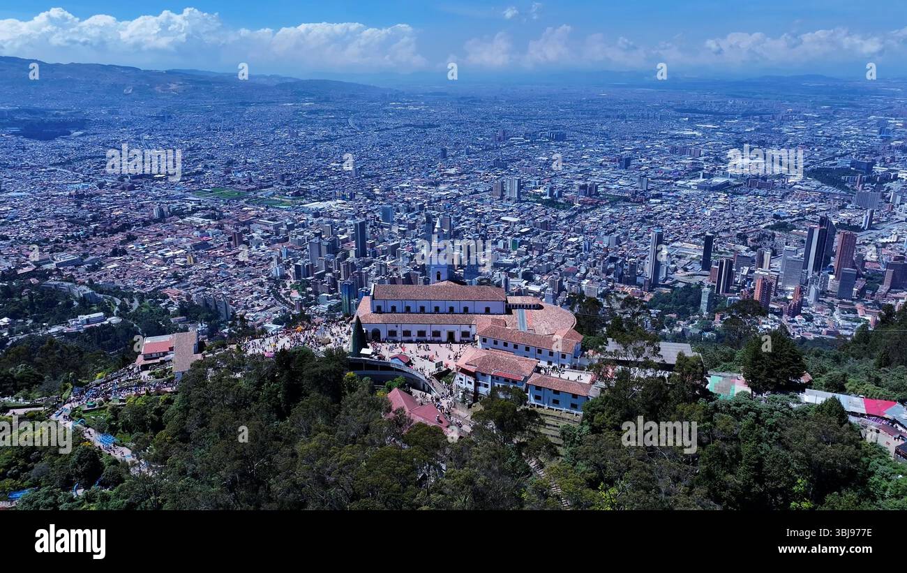 Bogota Skyline in Cundinamarca Colombia. Travel Destination. Tourism ...