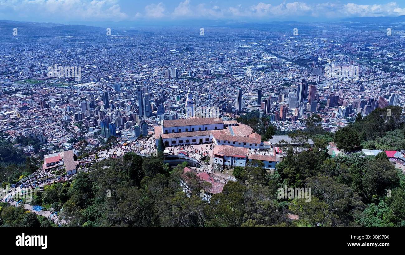 Bogota Skyline in Cundinamarca Colombia. Travel Destination. Tourism ...