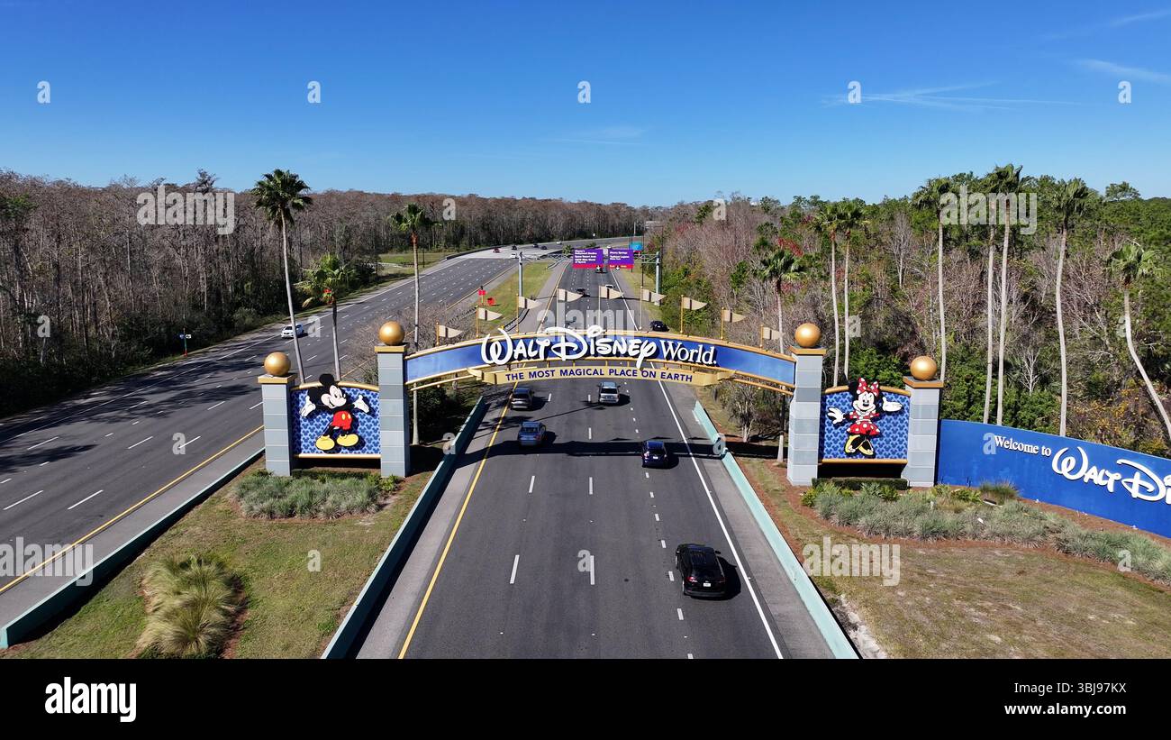 Orlando Skyline in Florida United States. Travel Destination. Tourism ...