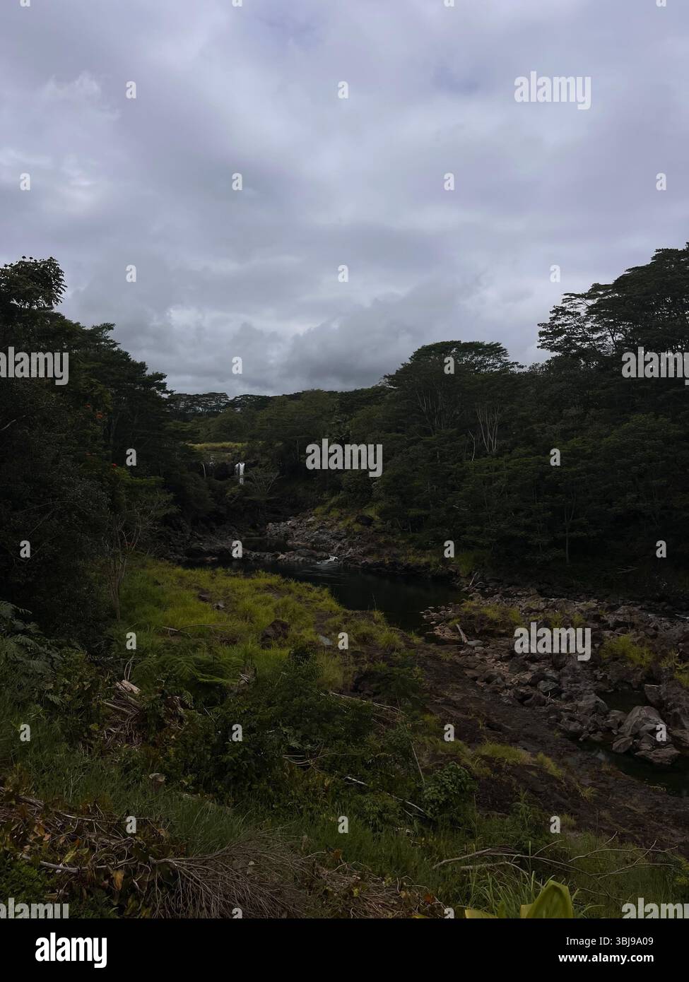 A magical and mighty waterfall in Hilo on Big Island, Hawai'i flowing ...