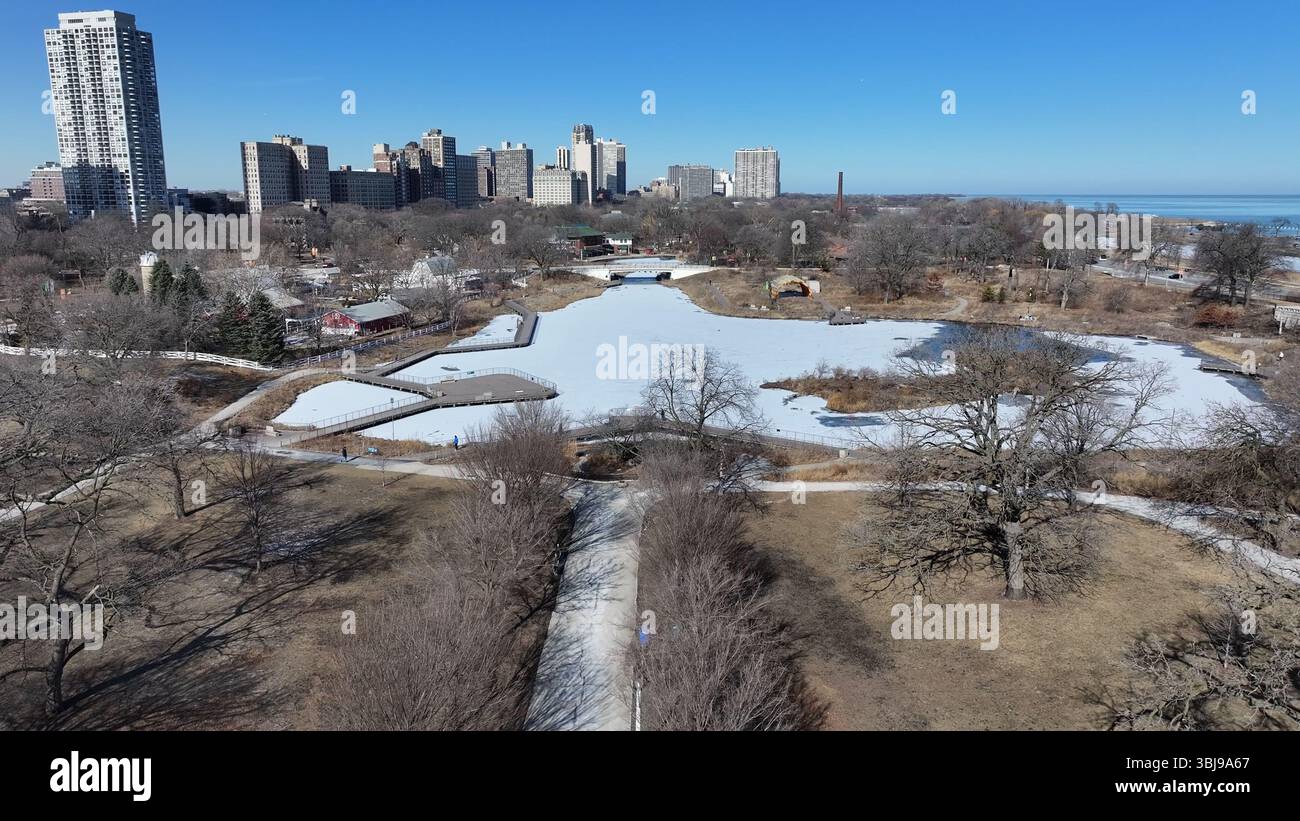 Chicago Skyline in Illinois United States. Travel Destination. Tourism ...
