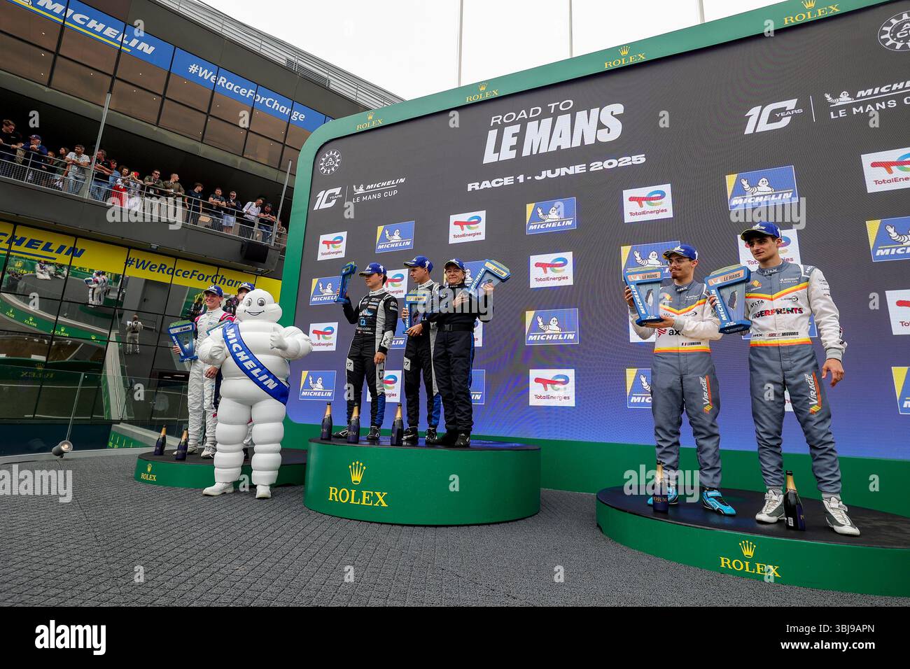 Le Mans, France. 14th June, 2025. 16 LEHMANN Sacha (fra), MICOURIS Theo ...