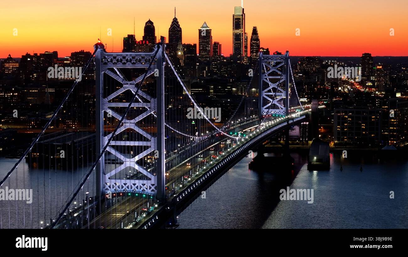 Philadelphia Skyline in Pennsylvania United States. Travel Destination ...