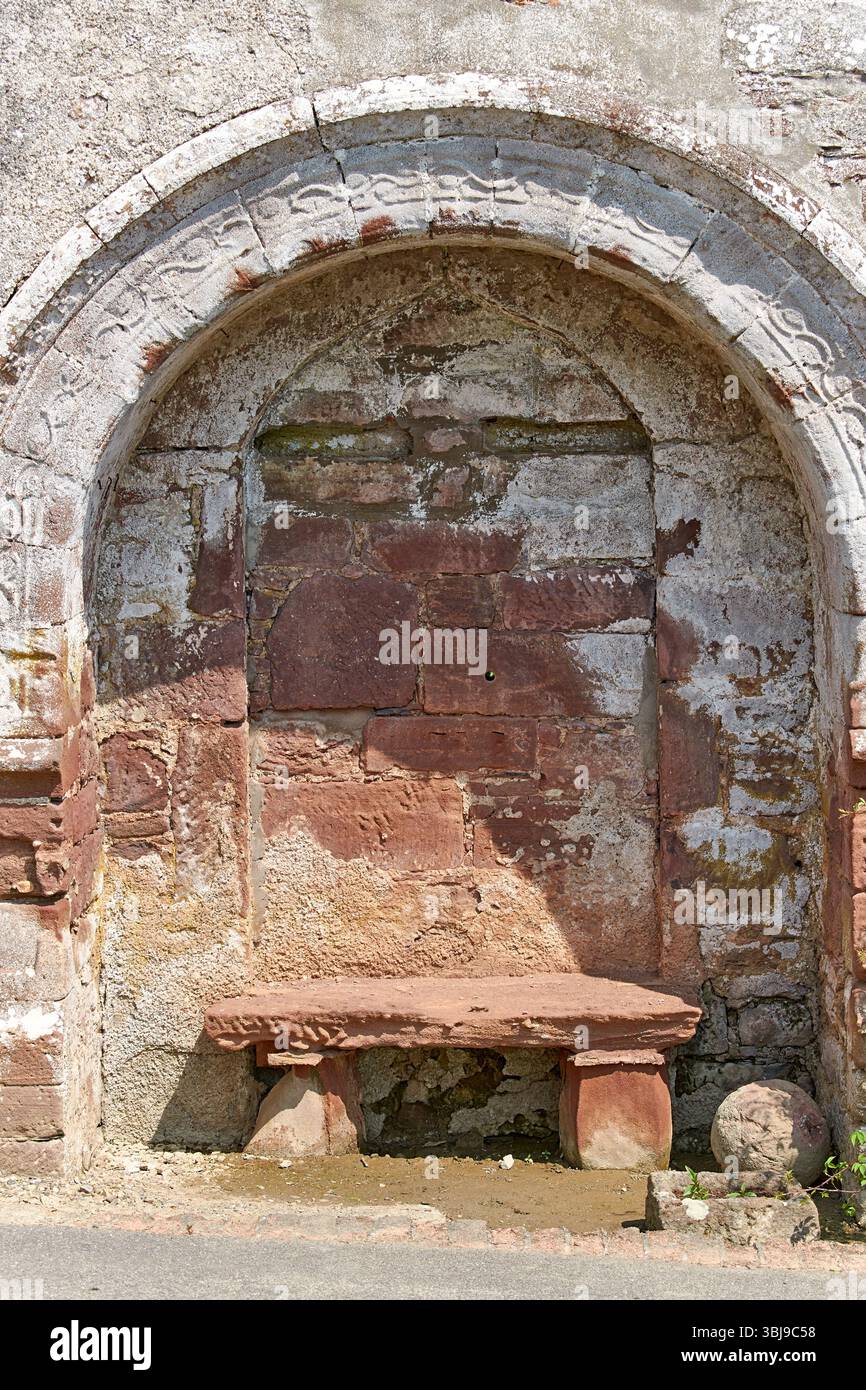 Delgatie Castle Turriff Aberdeenshire Scotland a memorial building with ...