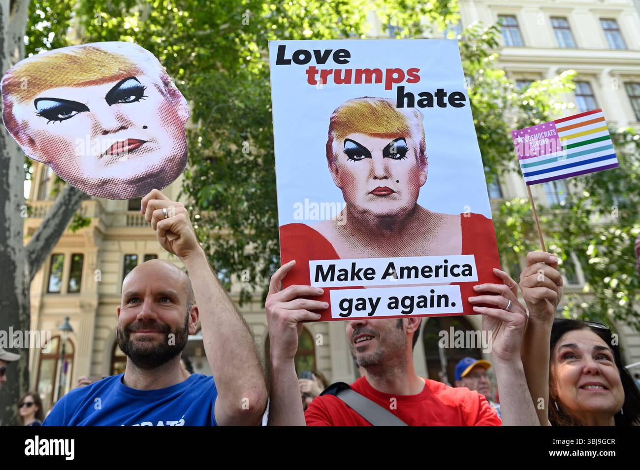 Vienna, Austria. 14th June 2025. . 29th Rainbow Parade on Vienna's ...