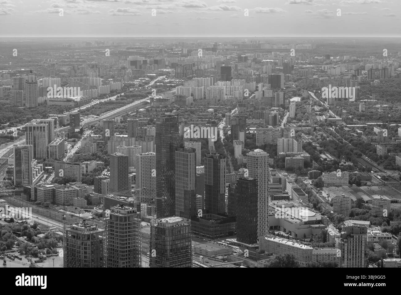 Moscow skyline showcases towering buildings and vibrant urban design ...