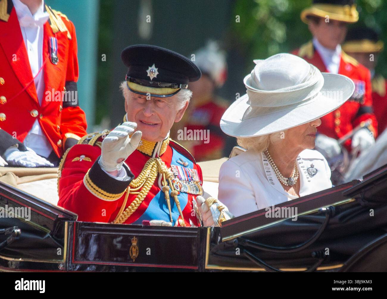 London, England, UK. 14th June, 2025. King CHARLES III and Queen ...