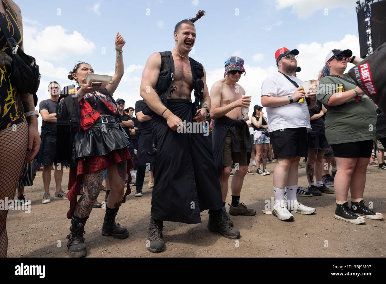 Leicestershire, UK. Saturday June 14, 2025. People pictured at the 2025 ...