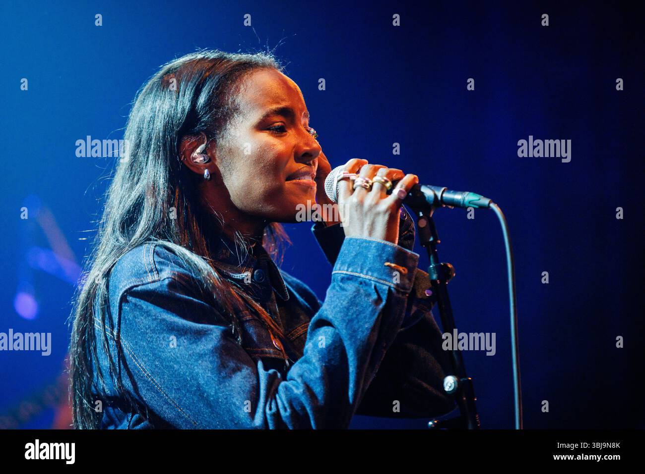 Fredrikstad, Norway. 10th, May 2025. The Norwegian singer ELIA performs ...