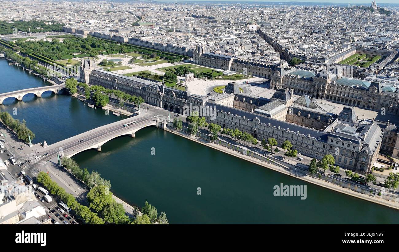 Amazing Paris landscape in France. Beautiful Skyline. Tourism Travel ...