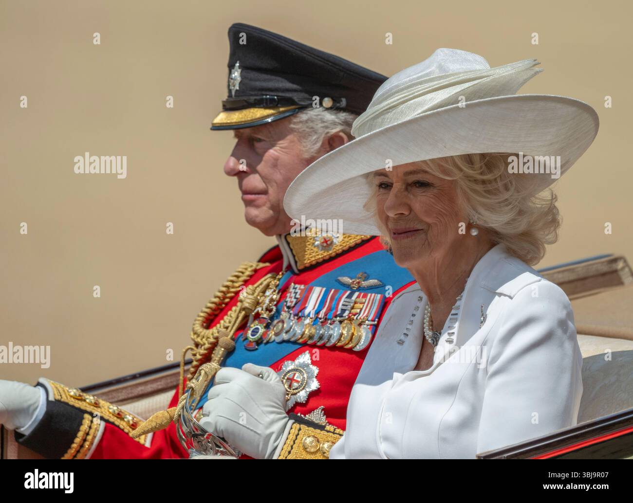 Horse Guards Parade, London, UK. 14th June, 2025. Trooping the Colour ...
