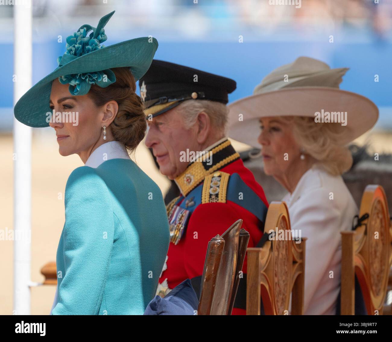Horse Guards Parade, London, UK. 14th June, 2025. Trooping the Colour ...