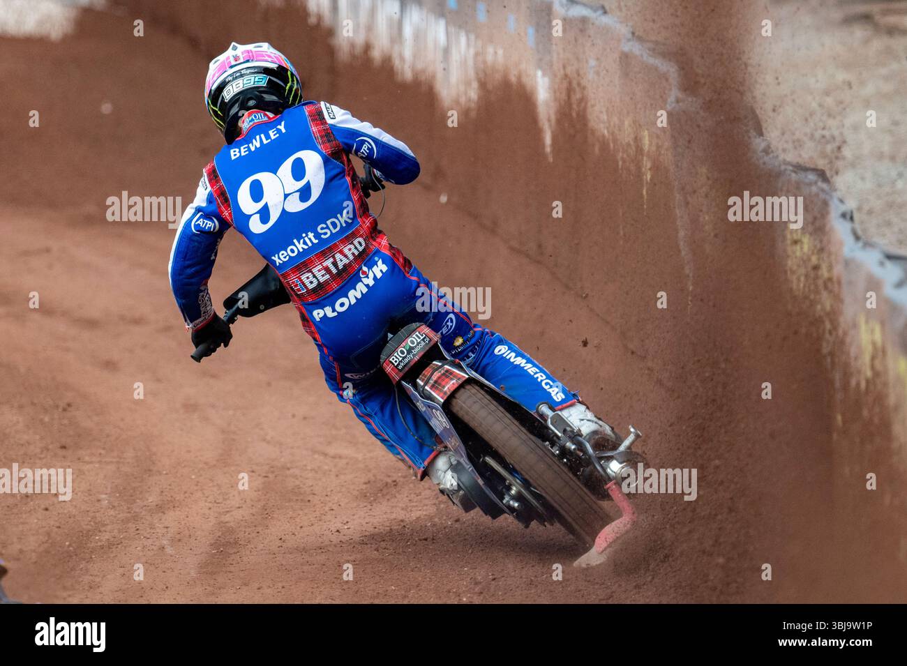 Dan Bewley of Great Britain in Heat 12 during the 2025 ATPI FIM ...