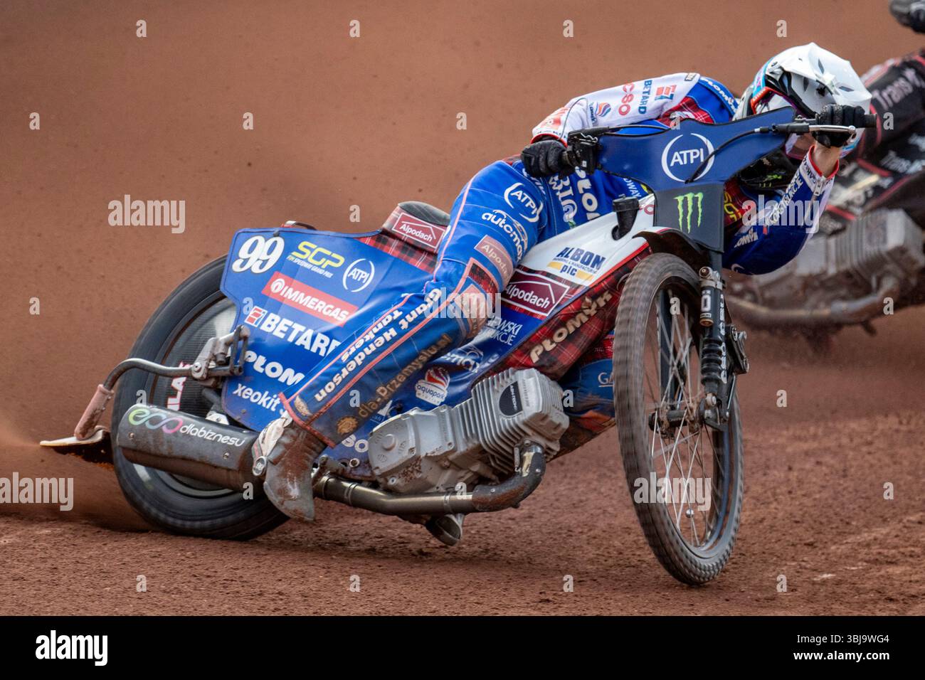 Dan Bewley of Great Britain in Heat 12 during the 2025 ATPI FIM ...