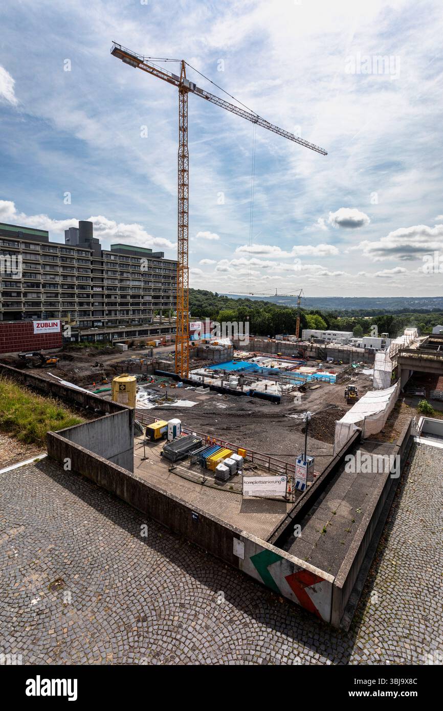 Baustelle der Ruhr-Universität Bochum, RUB, Campus Bochum, Nordrhein ...