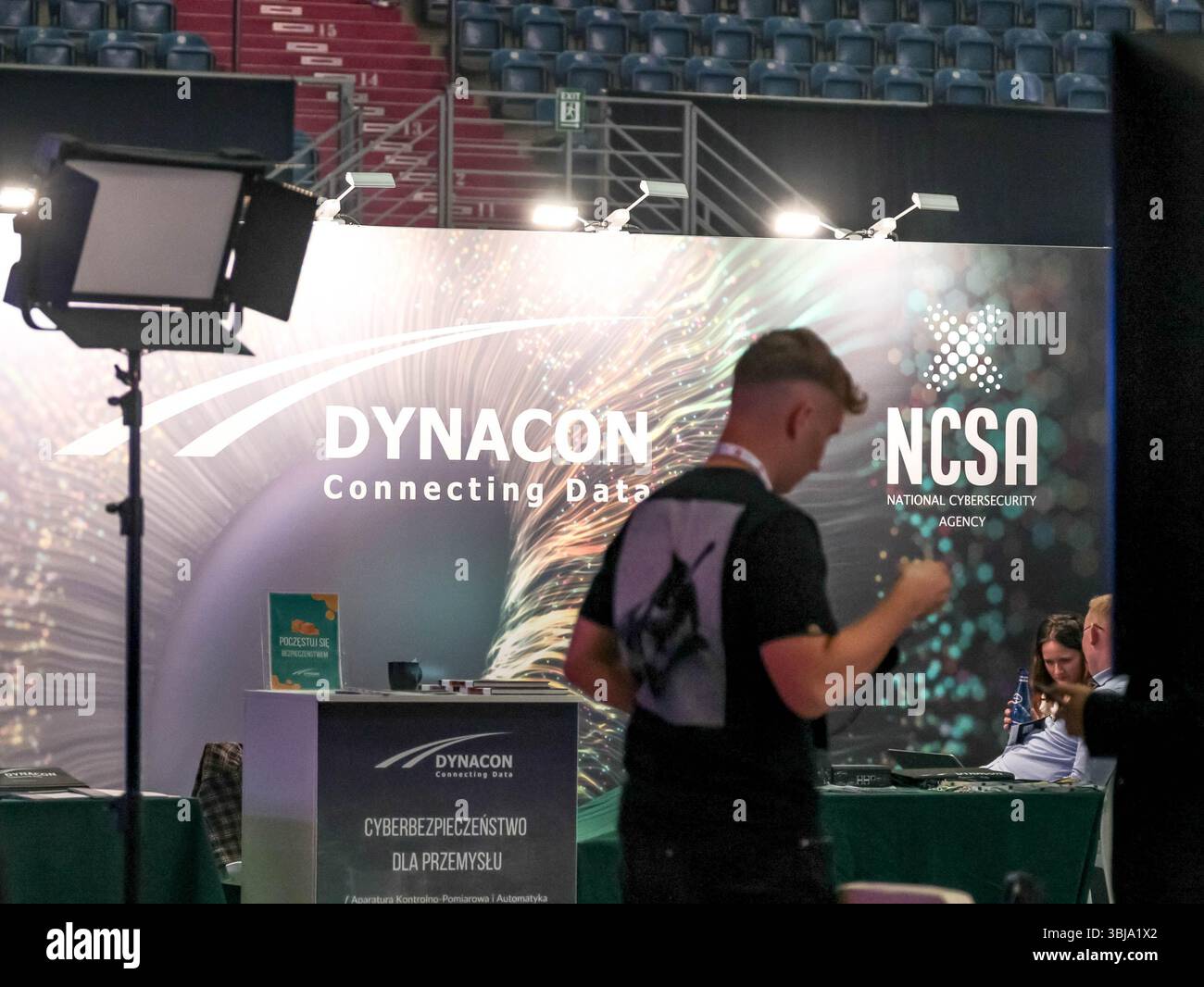 Krakow, Poland. 12th June, 2025. A Dynacon stand seen during the second ...