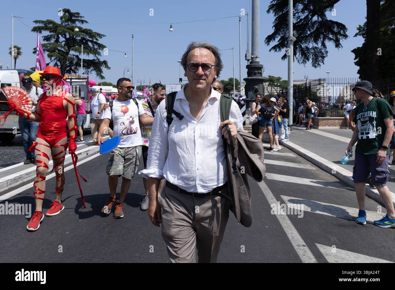 Singer Rose Villain during Roma Pride 2025 Stock Photo - Alamy