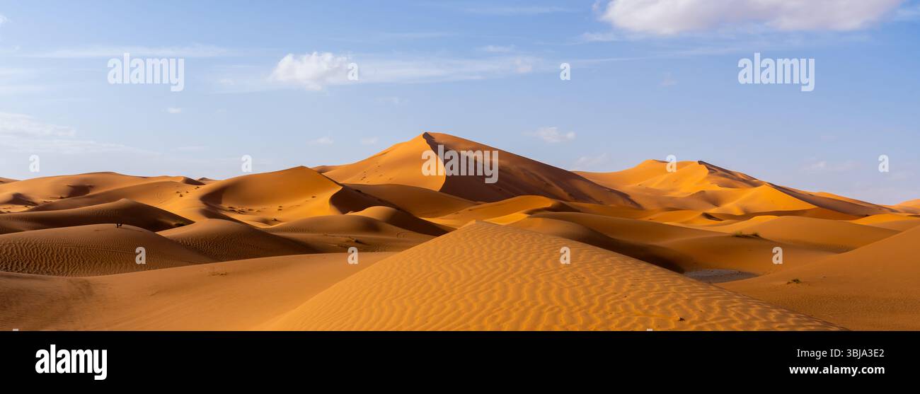 View of Sahara Desert in Morocco, Africa. The Sahara Desert is the ...