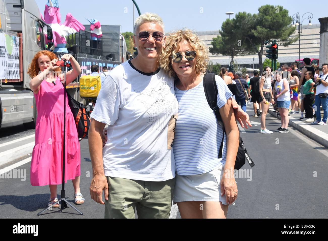 Rome, Italy. 14th June, 2025. Rome, Rome Pride 2025, In the photo: Eva ...