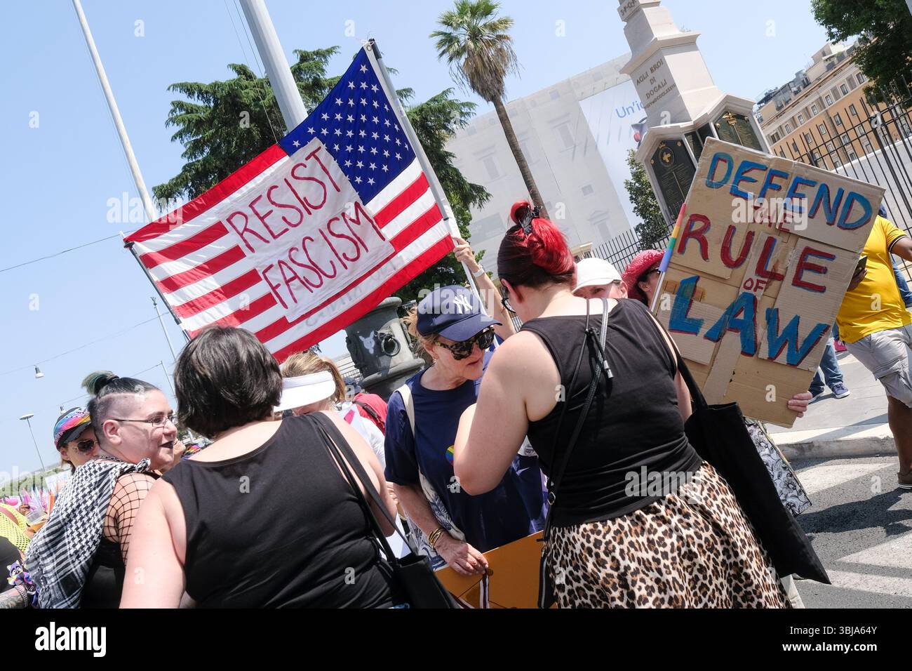 Roma, Italia. 14th June, 2025. sfilata del Gay Pride 2025 a Roma ...