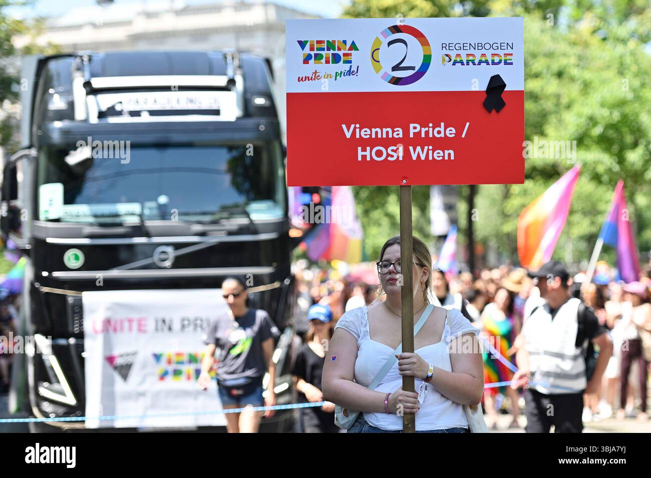 Vienna, Austria. 14th June 2025. . 29th Rainbow Parade on Vienna's ...