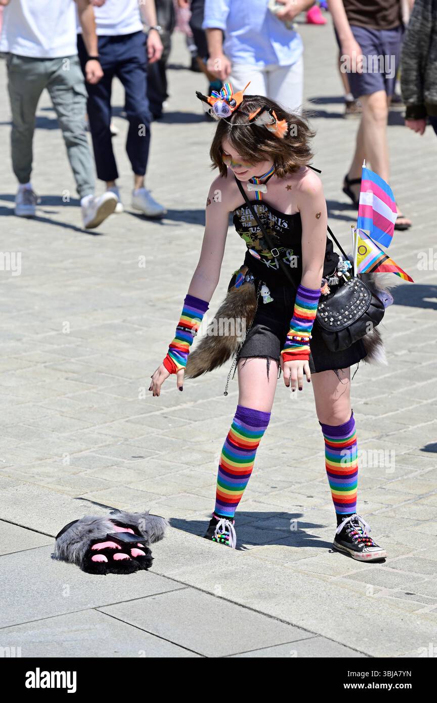 Vienna, Austria. 14th June 2025. . 29th Rainbow Parade on Vienna's ...