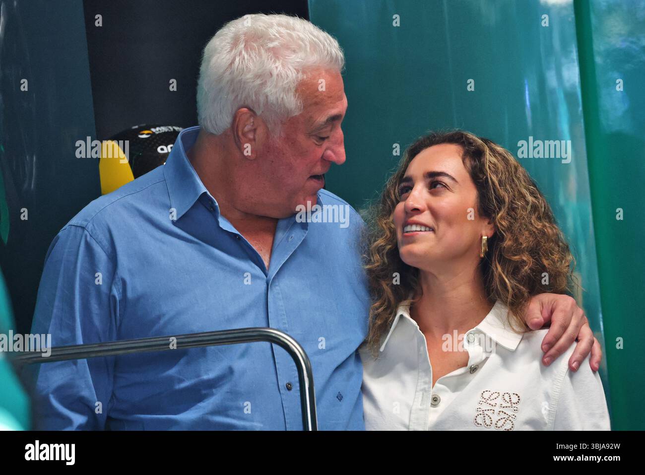 Montreal, Canada. 14th June, 2025. (L to R): Lawrence Stroll (CDN ...